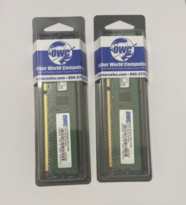 OWC Memory DDR3 ECC for Mac 2 Pack, 4 GB, (2x2GB) PC8500 ECC 1066MHZ ...
