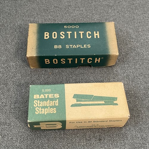 Vintage Staples Lot Bostitch B8 Bates Standard Office Supply Original ...
