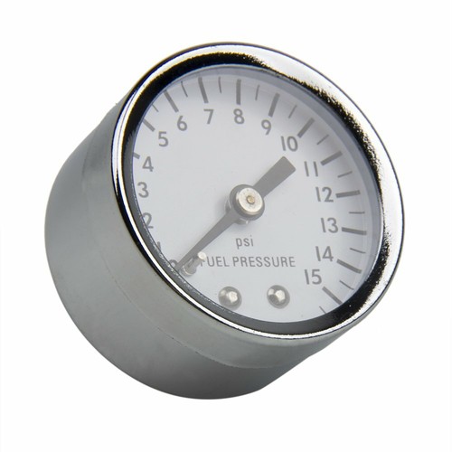 1561 Direct Mount Low Fuel Pressure Gauge 0-15 PSI 1/8"NPT Male Fitting ...