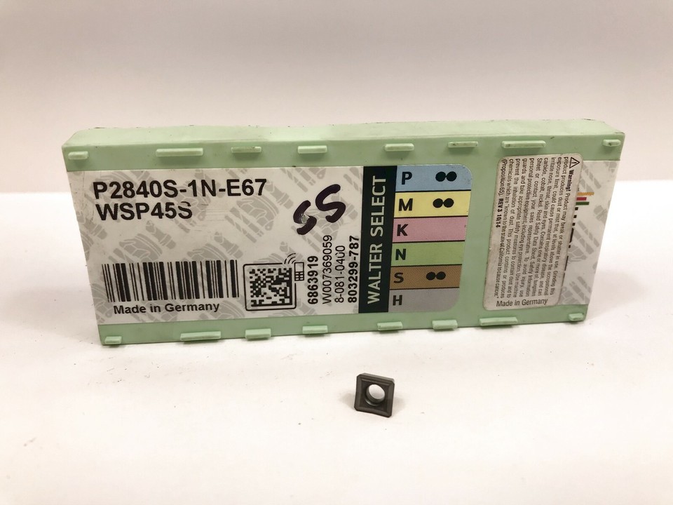 WALTER VALENITE P2840S-1N-E67 New Carbide Inserts Grade WSP45S 7pcs | eBay