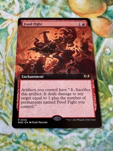 Food Fight (Extended Art) MTG: WOE *Pack Fresh* | eBay