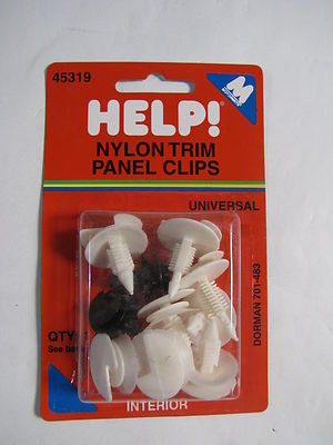 Dorman 45319 Universal Nylon Trim Panel Clips NEW | eBay
