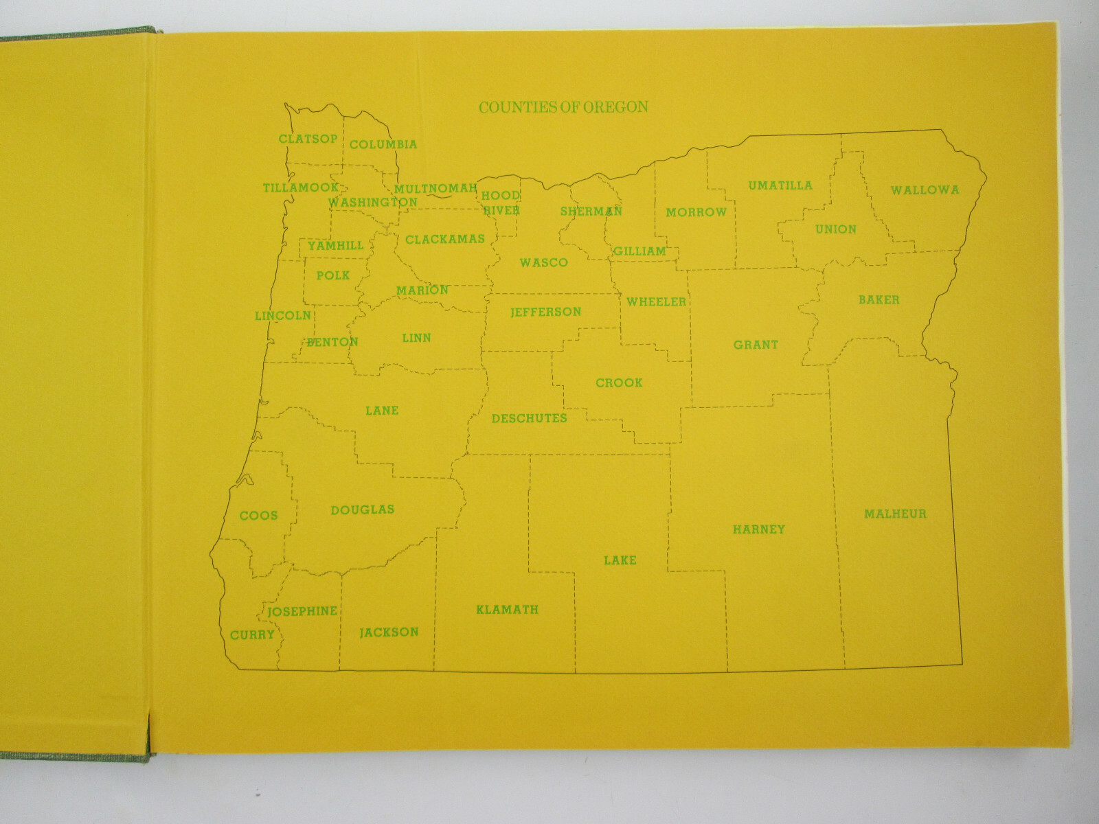 Atlas of Oregon by UO Books 1st Printing 1976 HB OR Comprehensive ...
