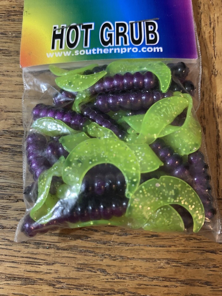 Southern Pro Hot Grub Purple Shad | eBay