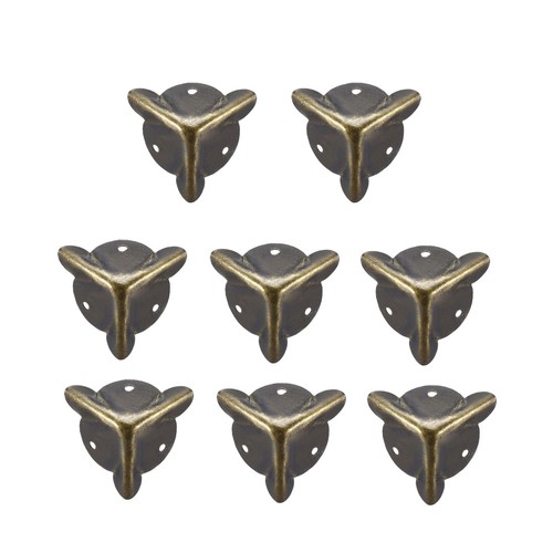 Metal Box Corner Protector Edge Guard Protector 18x18x18mm Bronze Tone ...