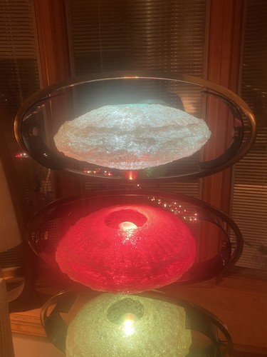 60’s MCM Large Spaghetti 35" Table Lamp/Saucer/Atomic/COSMOS by ...