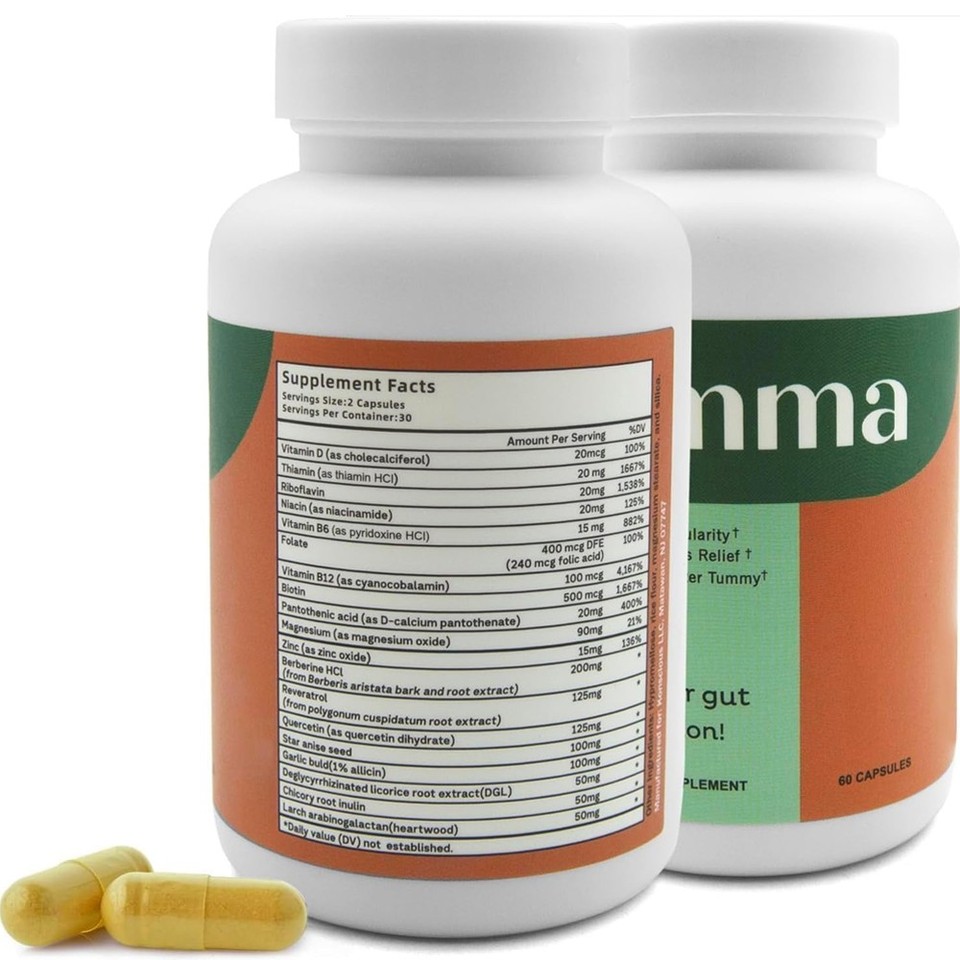 Emma Relief Supplement Konsciens Keto For Gut Bloating 60 Capsules EXP ...