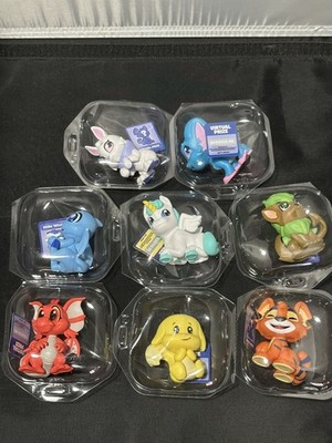 PhatMojo Neopets Mini Figure Lot Of 8 (1 Chase Rare & 7 Commons) With ...