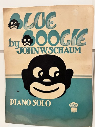 Blue Boogie by John W. Schaum - Piano Solo Sheet music - 1944 Belwin ...