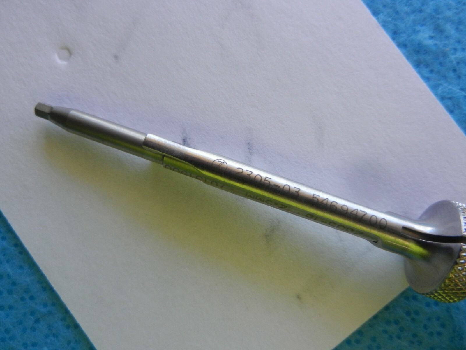 Zimmer Surgical Orthopedic 2305-18 Hex Driver W/ 2305-03 Holding ...