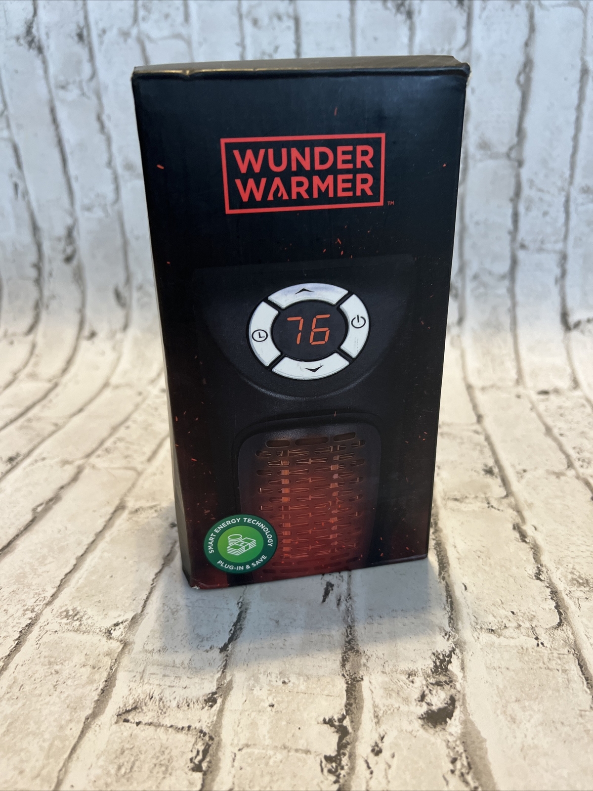 Wunder Warmer 350W Ceramic Space Heater w/ Adjustable Thermostat Tested ...