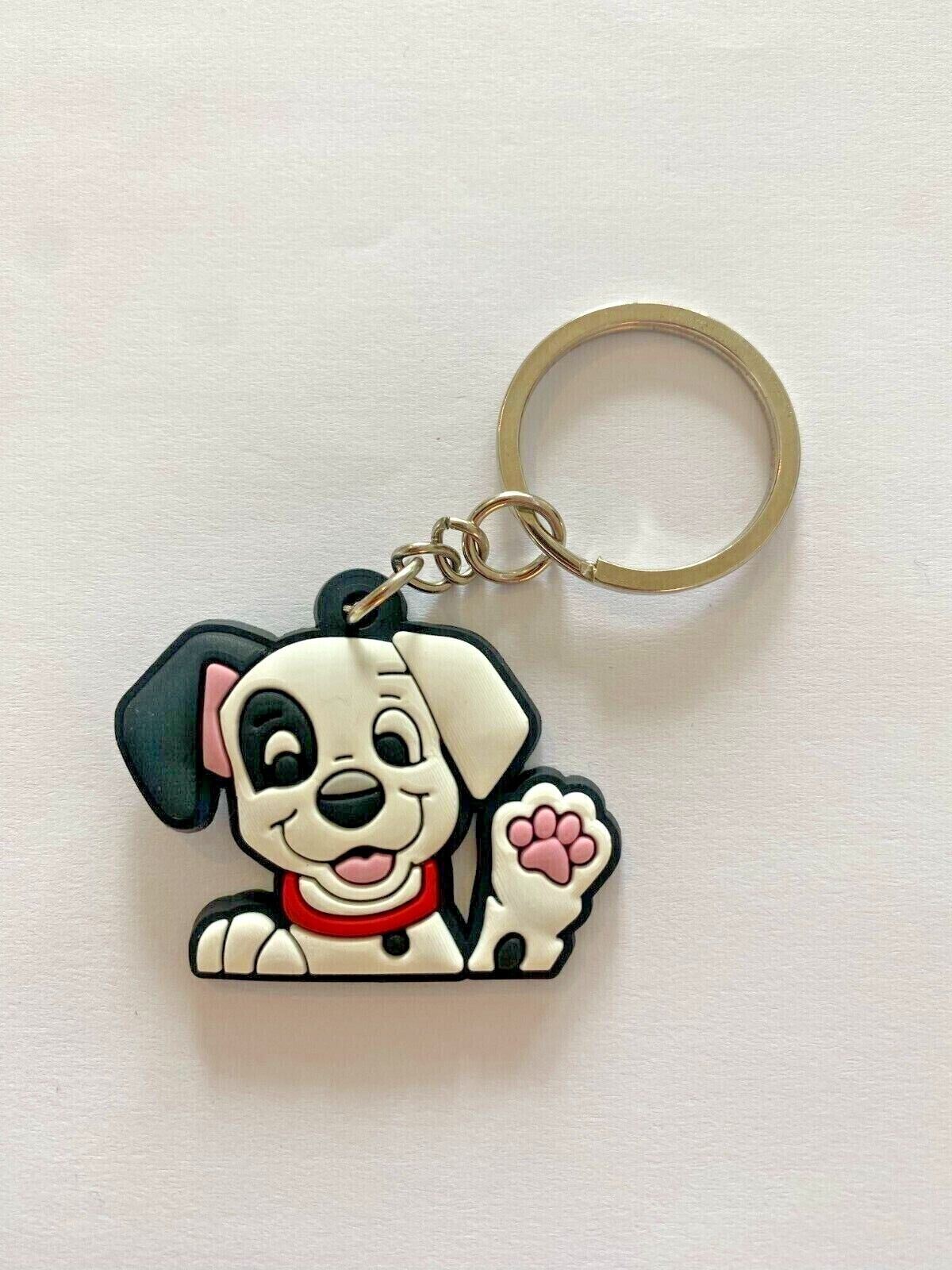 Assorted Dog Pet Keyrings, 2d PVC Rubber Key Chain Favourite Animal ...