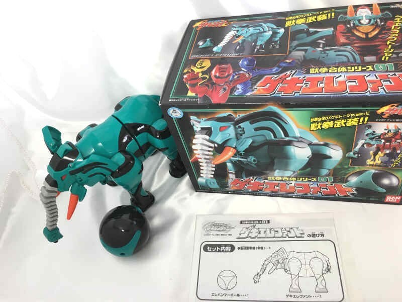 Bandai Power Rangers Sentai Gekiranger Geki Elephant Megazord w/box ...