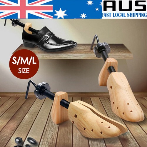 2-Way Wooden Shoes Stretcher Expander Shoe Tree Unisex Bunion Plugs AU ...