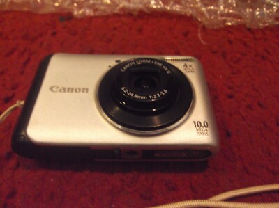 Canon PowerShot A3000 IS 10.0MP 4x Digital Camera - Silver "MUST READ ...
