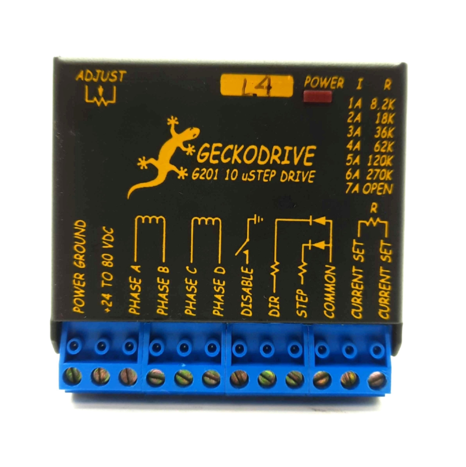 GECKODRIVE G201 Stepper Motor Drive, 10 µStep, 1-7A, 24-80VDC | eBay