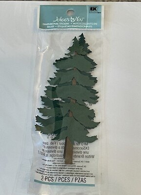 Jolee's Scrapbooking Stickers Pine Trees Embellishment - 2 Pieces | eBay