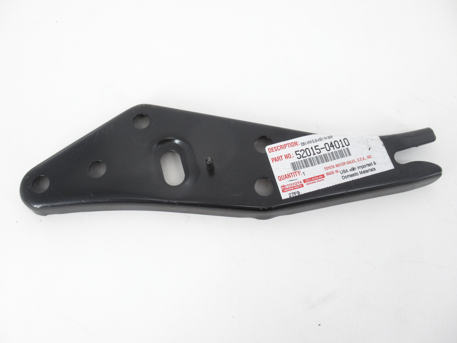 Genuine OEM Toyota 52015-04010 Passenger Rear Bumper Bracket Arm 2005 ...