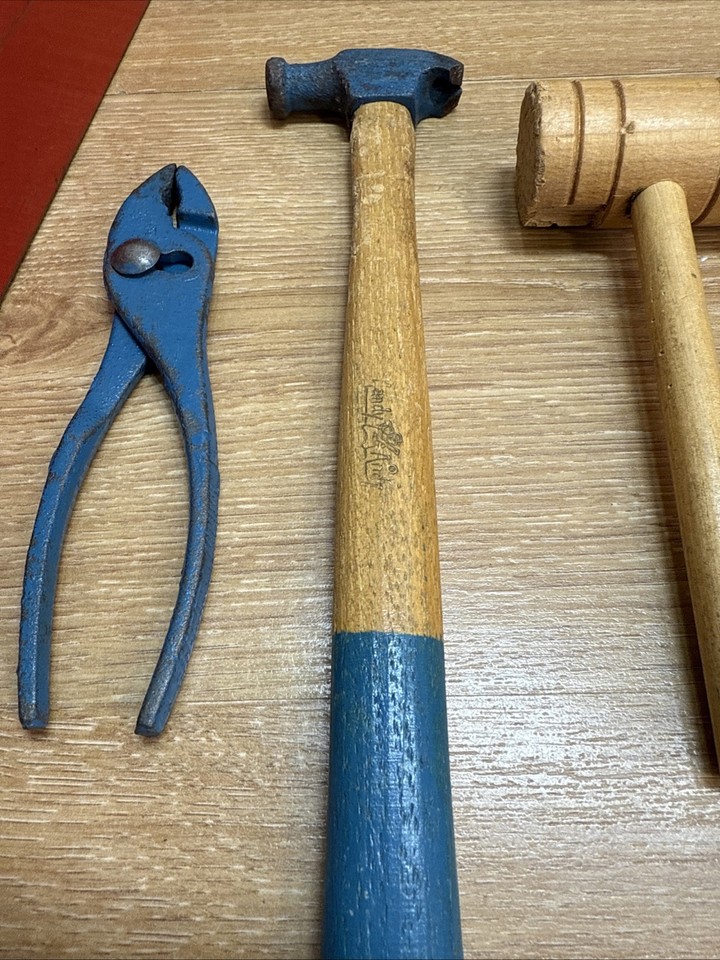 Vintage 1950's Blue Diamond 620 HANDY ANDY TOOL SET 14 1/2" Metal Box ...