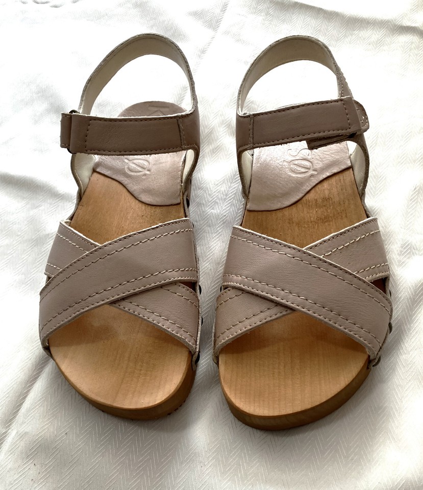 NEW KALSO SERENE Women EARTH SHOES Size 7.5 Wood / Rubber Soles Negative Heel | eBay