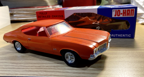 1970 Cutlass- JoHan 1/25th scale plastic model kit with vintage box | eBay