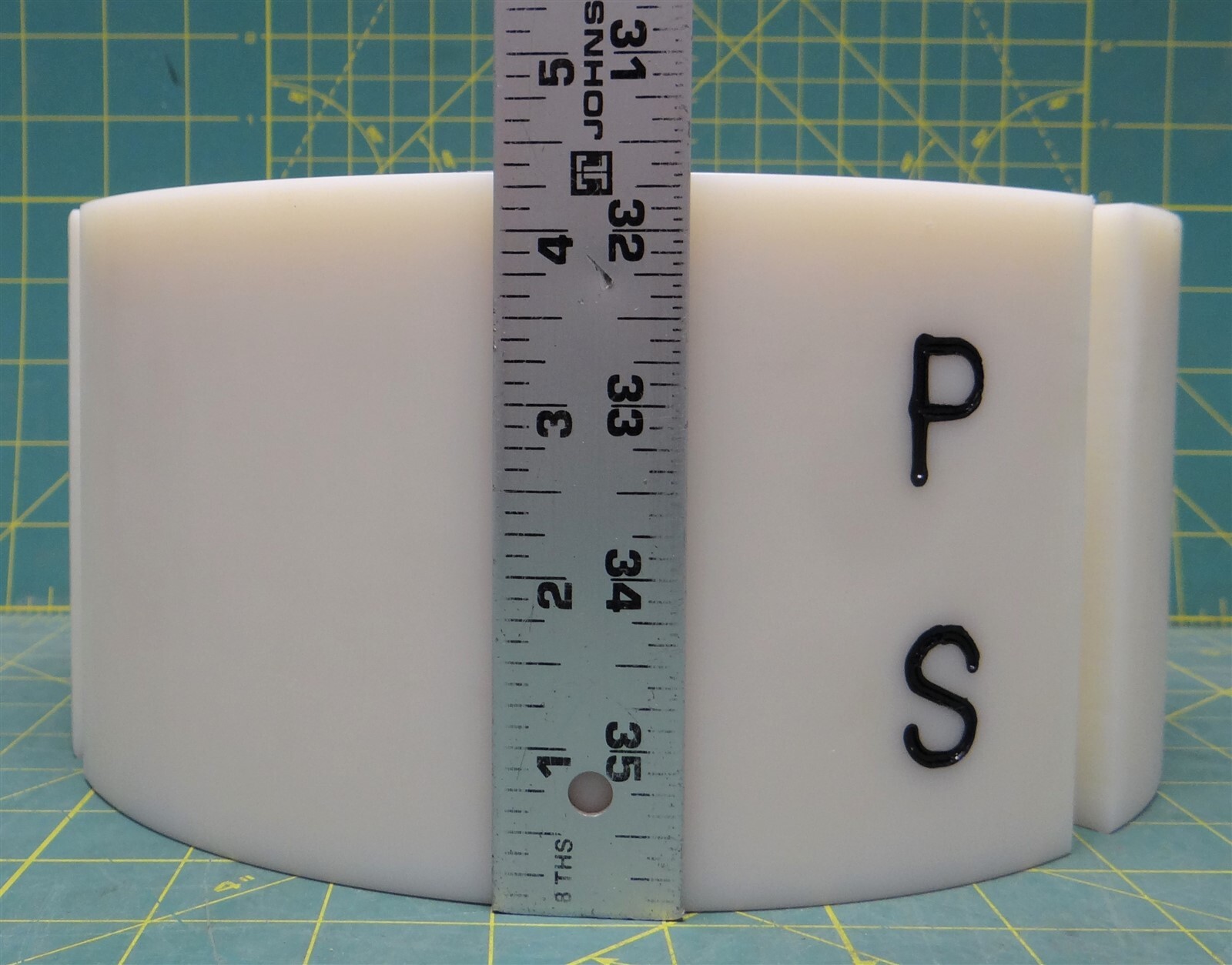 Rich Ind. 9 Zoll Durchmesser Kunststoff Nylon 2 Nut Zwischenring Hülle ...