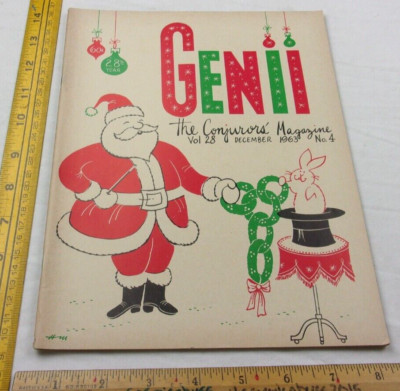 Santa Clause Magic Tricks Genii International Conjurors magazine ...