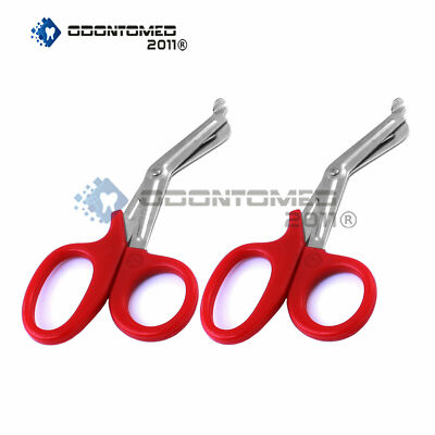 EMT / Shears Truama Medical Scissors 2 Pcs Red Utility Scissors First ...