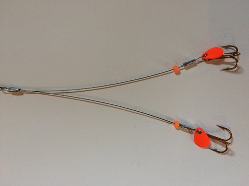 ( 6 pack) 40# Icefishing Quickstrike rig Nothern pike/Walleye tipup ...