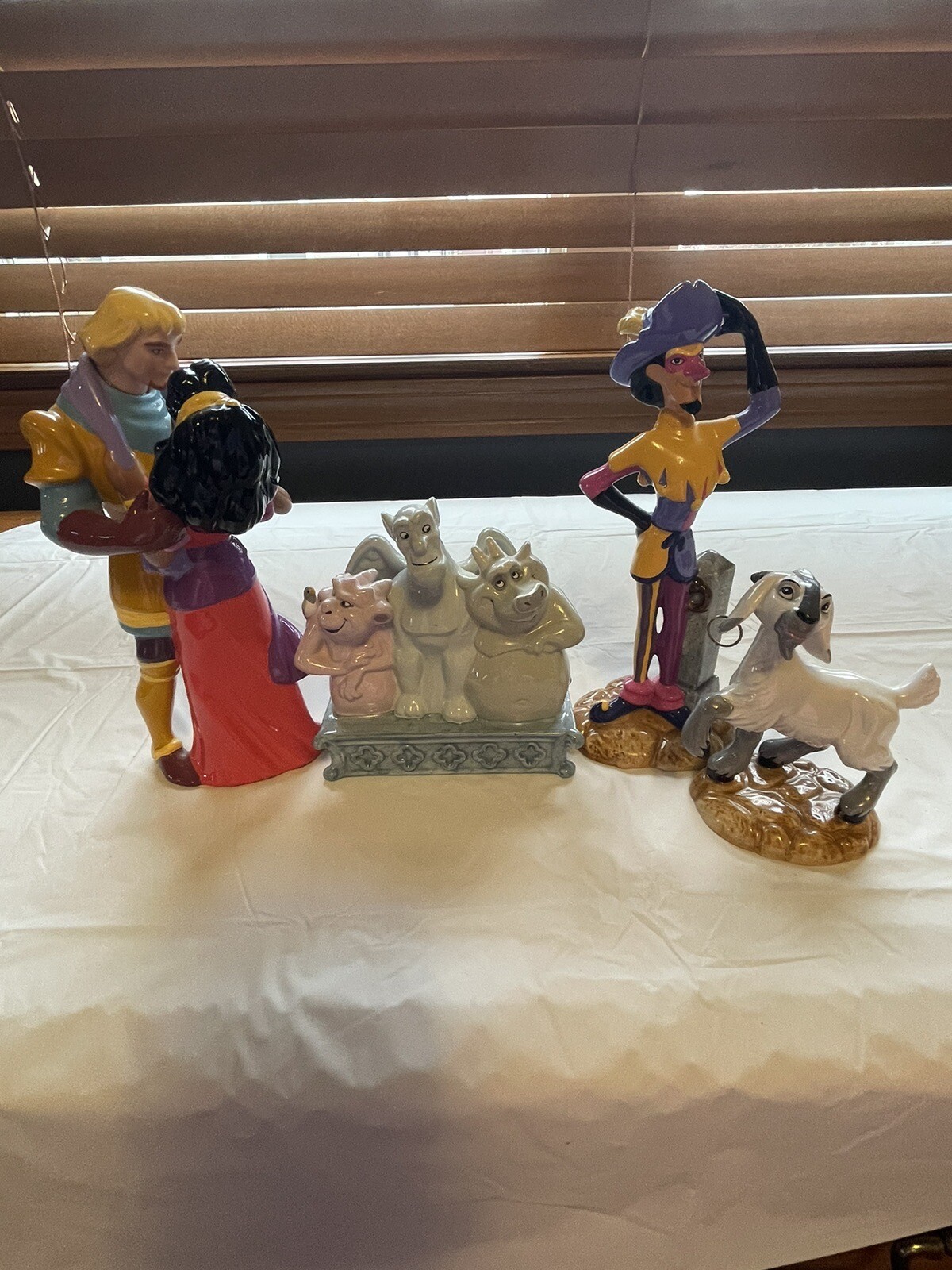 Disney Hunchback Of Notre Dame ceramic figurines 4 Piece Set | eBay