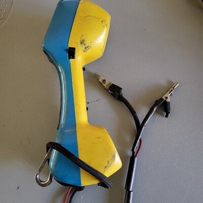 Harris Dracon Lineman TS21 Test Set Phone Handset Blue Yellow Dial ...