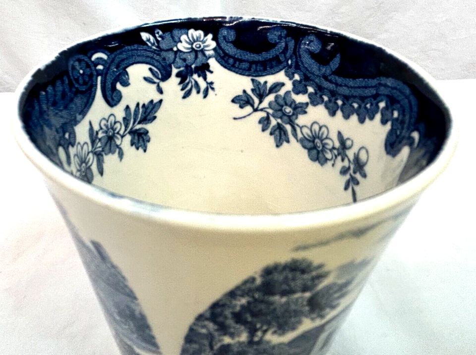 Rare ROYAL WORCESTER Palissy Pottery ~ 1790 Avon Scenes Beaker ~ Made ...