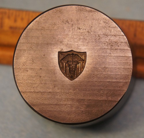 1940’s MEDICAL CADUCEUS & SHIELD Pin STEEL STAMPING DIE CGX359 | eBay