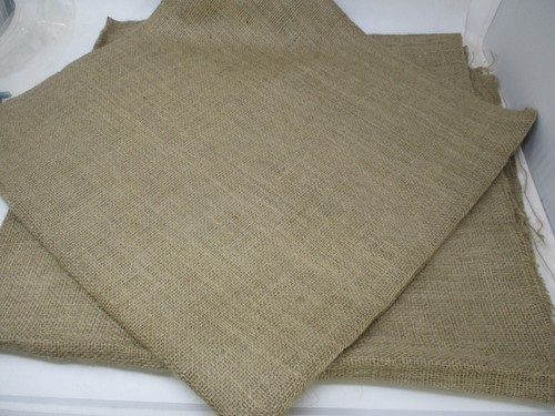 2 Burlap Tarp 7’ X 7’ Landscaper Gardener 84” X 84” Leaves Grass ...