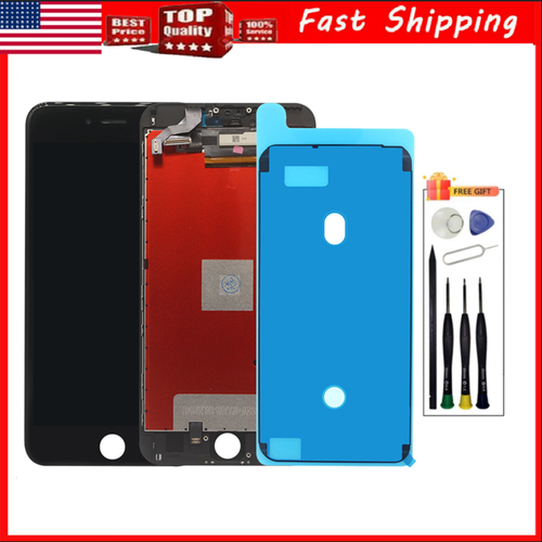 For iPhone 6S Plus A1634 A1687 Black LCD Digitizer Touch Screen ...