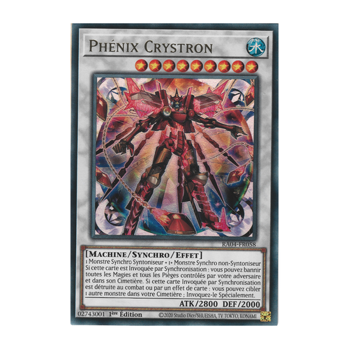 Carte Yu-Gi-Oh! 🇫🇷 Phénix Crystron RA04-FR058 UR Ultra Rare | eBay