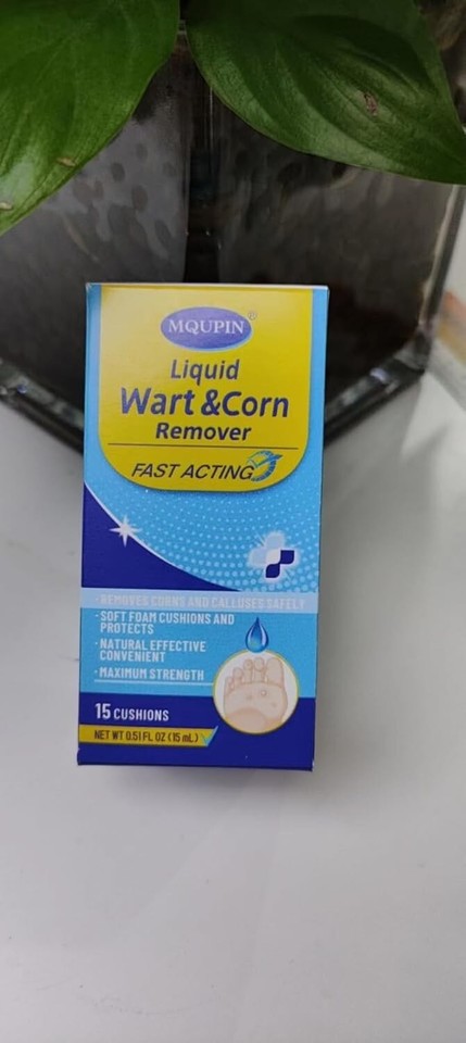 2 Bottles Liquid Wart Remover Rapid Soothing Wart Remover Liquid Fast ...