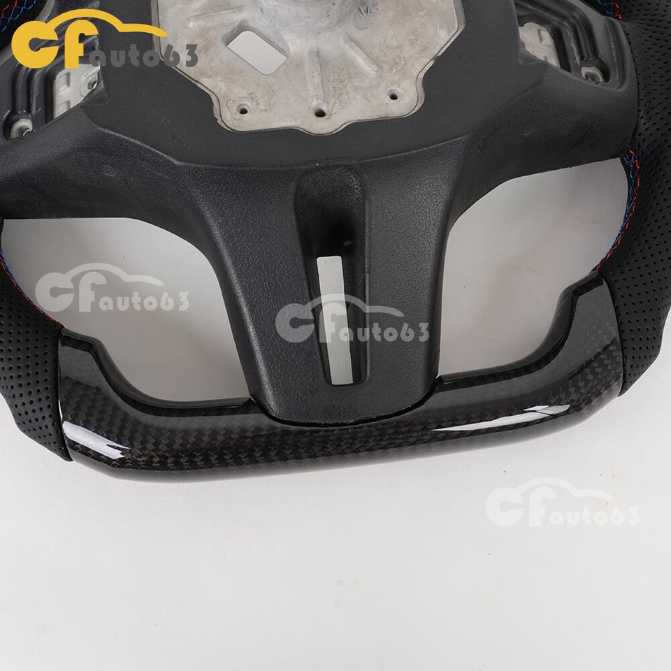 Real Carbon Fiber Heated Steering Wheel Fit BMW G20 G21 G28 G22 G29 G80 ...