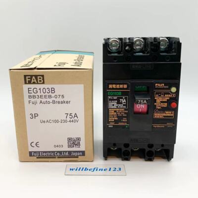 Qty:1pc 3P 75A EG103B New Circuit Breaker | eBay