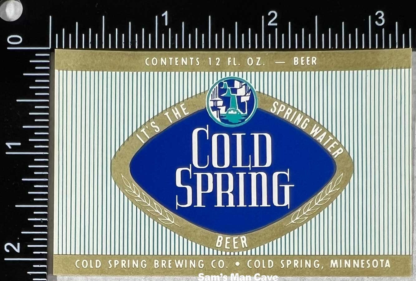 Cold Spring Beer Label - MINNESOTA | eBay