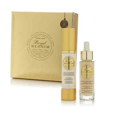 PERLIER ( 2pc Set ) ROYAL ELIXIR NECK/Decollete & FACE Nectar Serum NWT ...