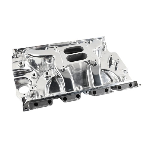 Polished Aluminum Dual Plane Intake Manifold For Ford FE 390 406 410 ...