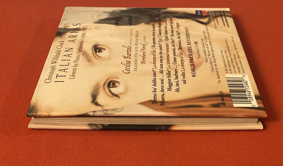 CECILIA BARTOLI GLUCK ITALIAN ARIAS 2001 DECCA 467248-2 TRÈS BON ÉTAT ...