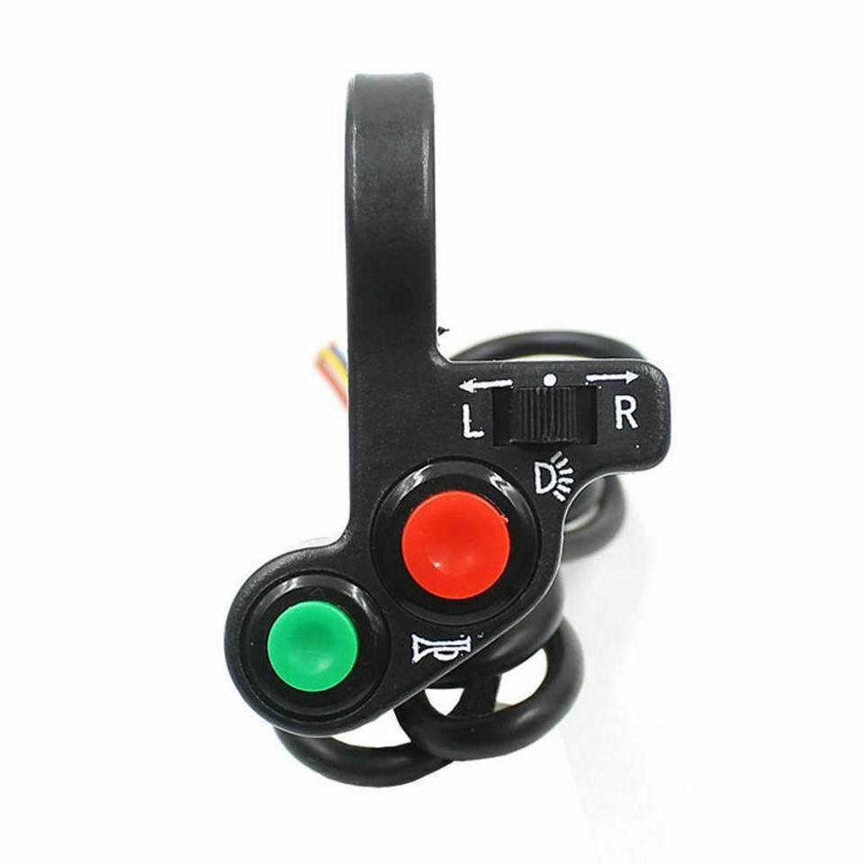 Switch Motorcycle E-Bike Headlight Horn Signal Handlebar ON OFF Switch ...