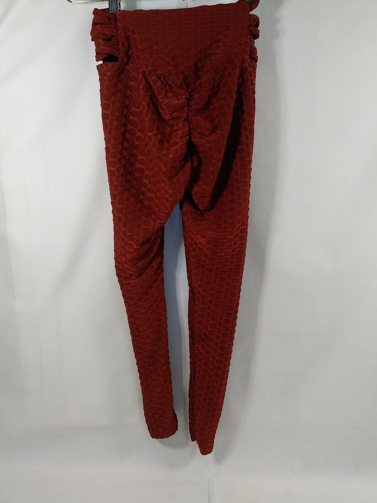 Hot Kiss Rust brown Honeycomb Leggings Yoga Pants Jun… - Gem