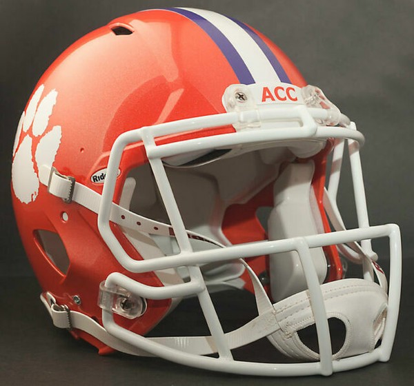 Clemson Tigers Football Helmet Nameplate ACC Decal Sticker for sale ...