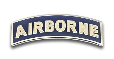 US Army Airborne Blue And White Tab Metal Pin (sold in each) | eBay