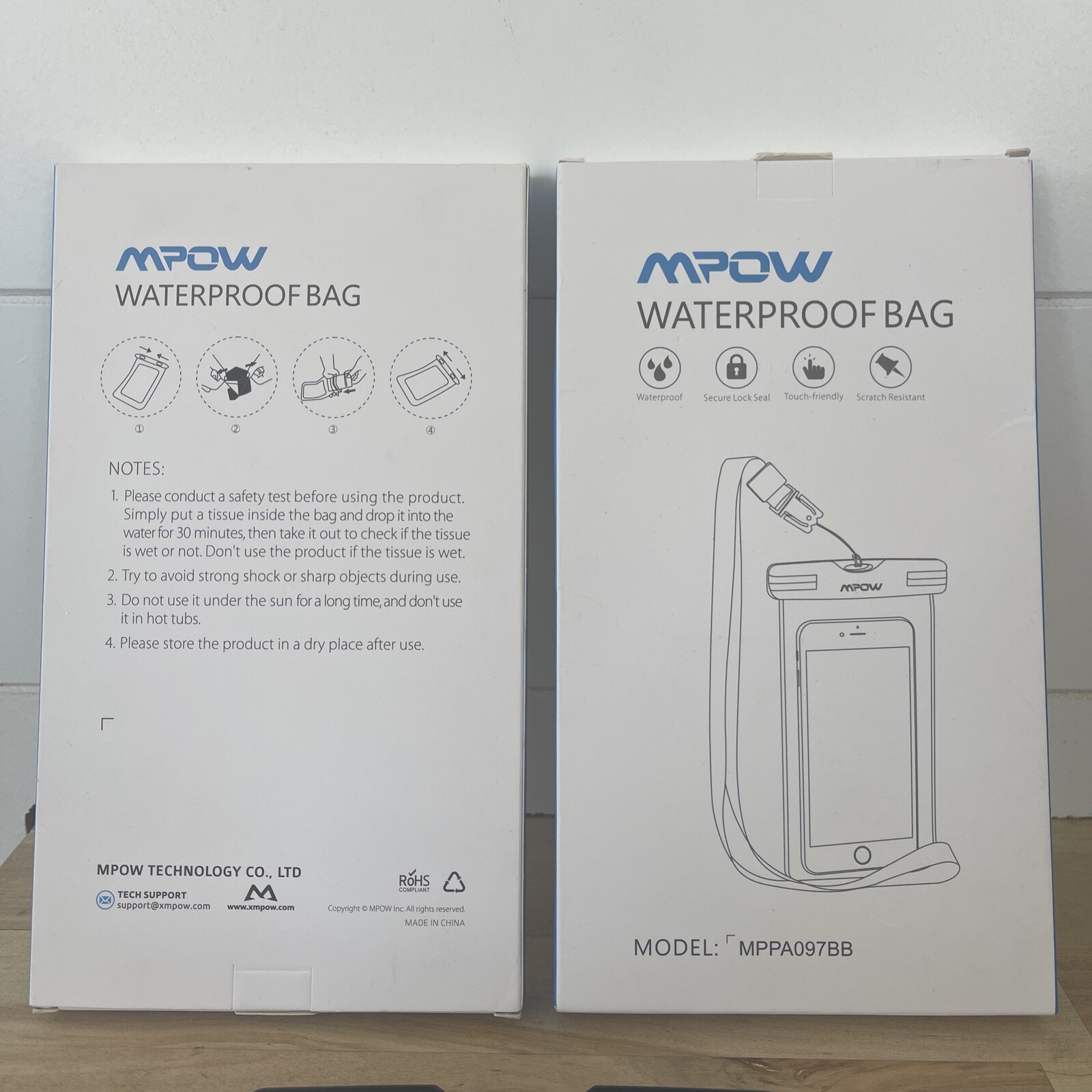 Mpow PAMPPA097AB-USAA3 Universal Waterproof Case - 2 Pieces for sale ...