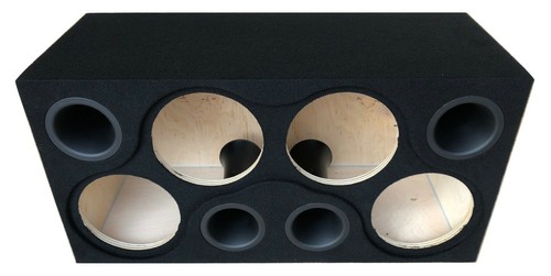 Custom Ported Sub Box Enclosure for 4 10" Subs ~ BIRCH PLYWOOD ~ 5.3CF ...