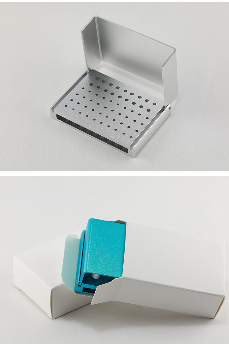 Dental Endo Files Sterilization Burs Holder Container Disinfection Box ...